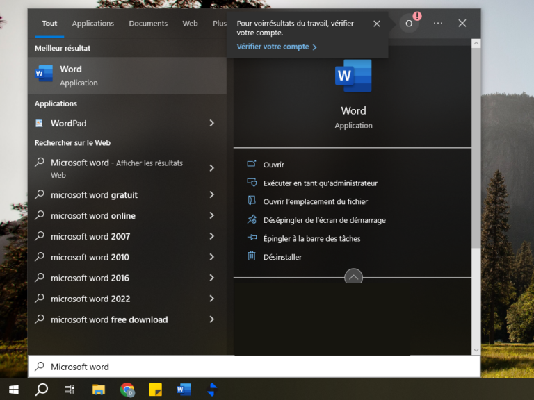 Tout d’abord, ouvrez le document dans Microsoft Word dans lequel vous ...